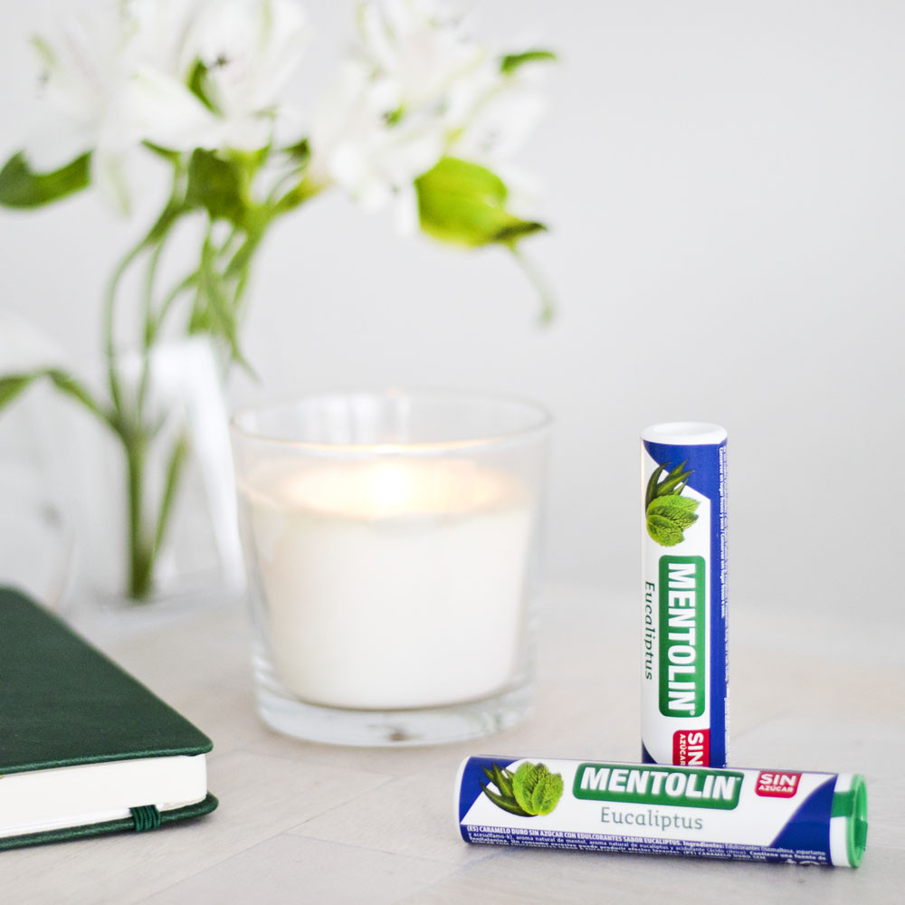 Mentolin Eucaliptus Sin Azúcar · 20 g. 12 uds.