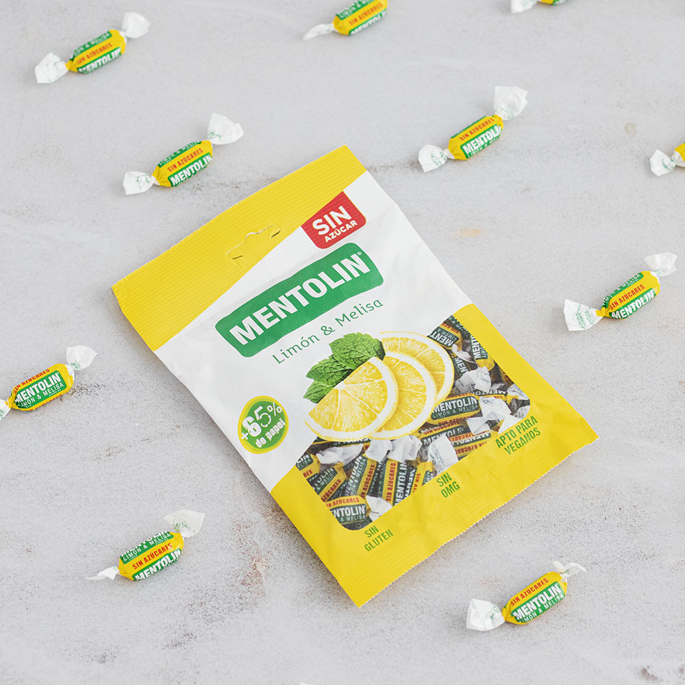 Mentolin Limón Melisa Sin Azúcar · 100 g.