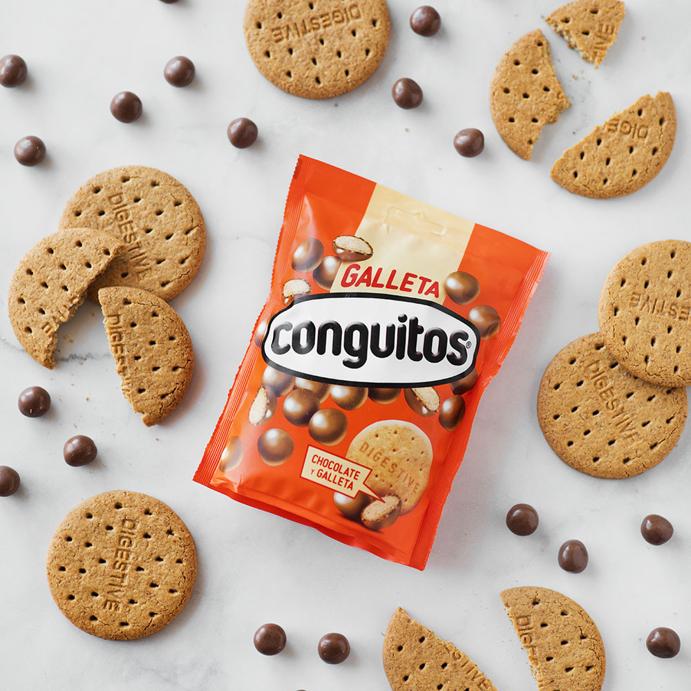 Conguitos Galleta Leche · 120 g.