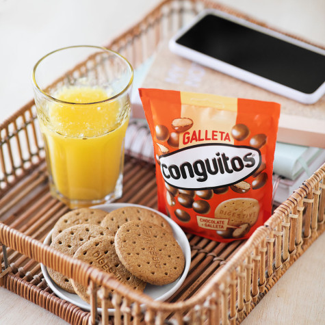 Conguitos Galleta Leche · 120 g.